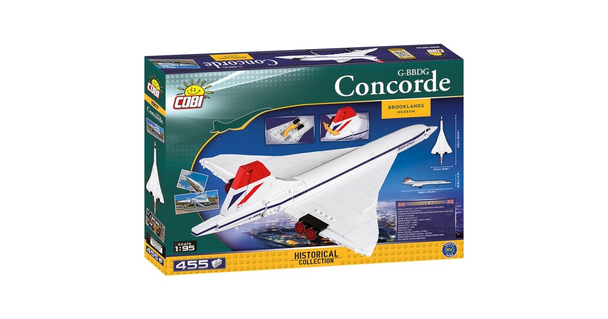 COBI Concorde G-BBDG, Konstruktionsspielzeug