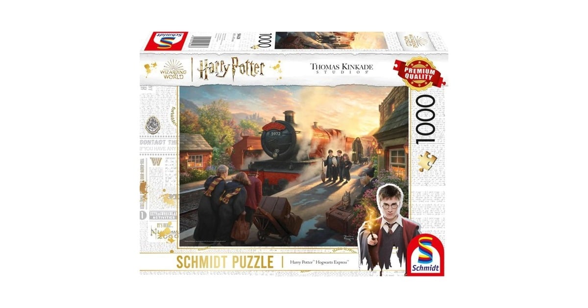 Schmidt Spiele Thomas Kinkade Studios: Wizarding World Harry Potter - Hogwarts Express, Puzzle ...