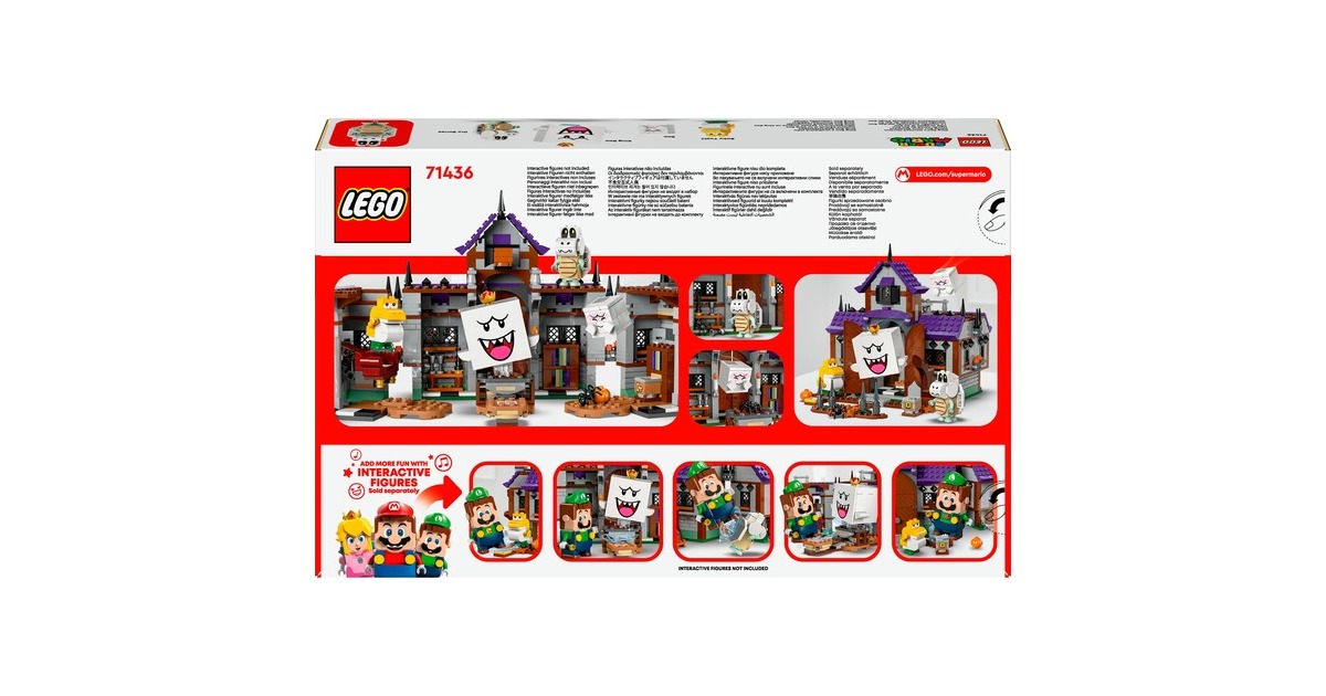LEGO 71436 Super Mario König Buu Huus Spukhaus, Konstruktionsspielzeug