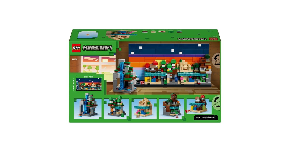 LEGO 21589 Minecraft Mini-Biome, Konstruktionsspielzeug