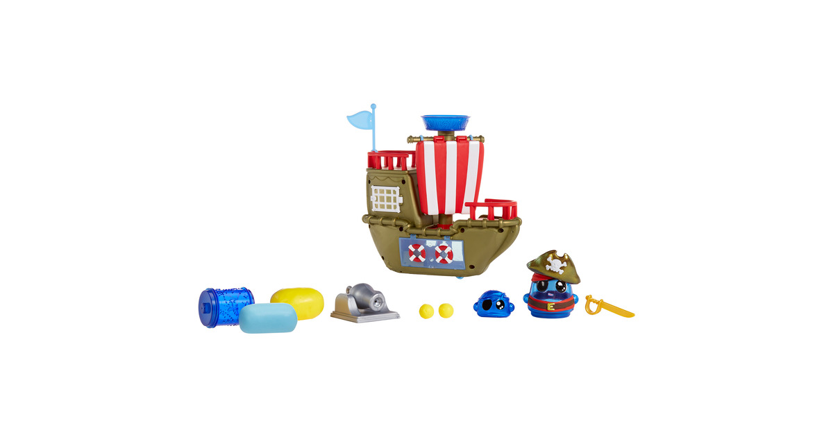MGA Entertainment DohKins Pirate Ship Playset, Kneten