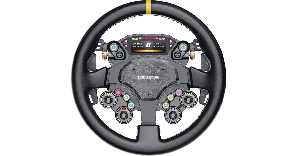 MOZA CS Pro Steering Wheel, Austausch-Lenkrad schwarz