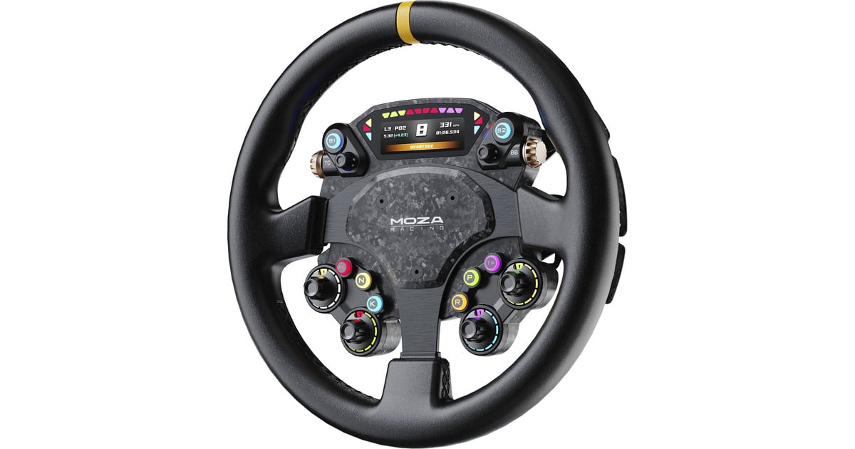 MOZA CS Pro Steering Wheel, Austausch-Lenkrad schwarz