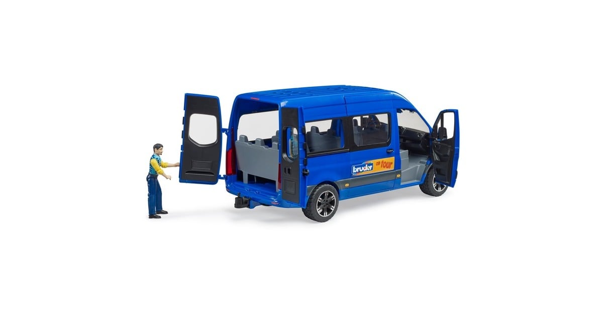 bruder Mercedes Benz Sprinter Transfer mit Fahrer, Modellfahrzeug