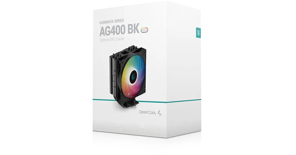 DeepCool AG400 DIGITAL A-RGB, CPU-Kühler schwarz, 120 mm