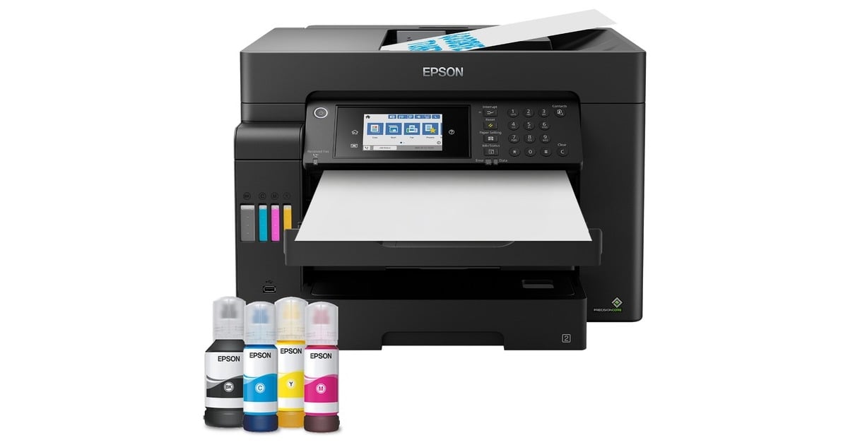 Epson EcoTank ET-16605, Multifunktionsdrucker schwarz, USB, WLAN, Scan ...