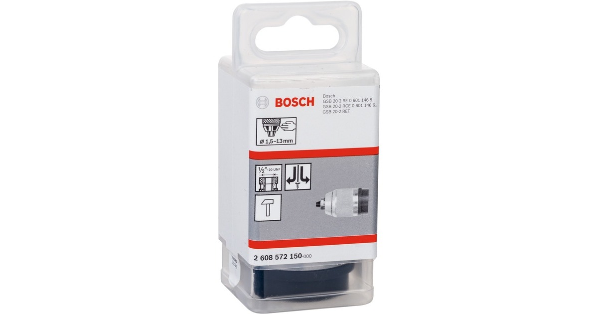Bosch Professional Schnellspannbohrfutter 1,5-13mm, 1/2"-20 UNF für GSB ...