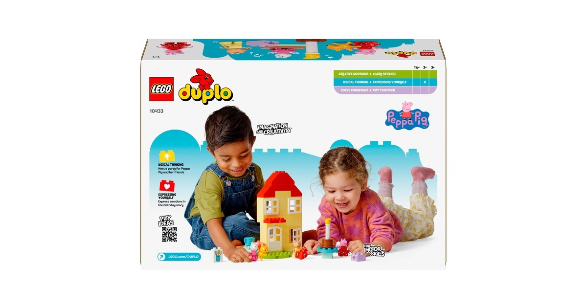 LEGO 10433 DUPLO Peppas Geburtstagshaus, Konstruktionsspielzeug
