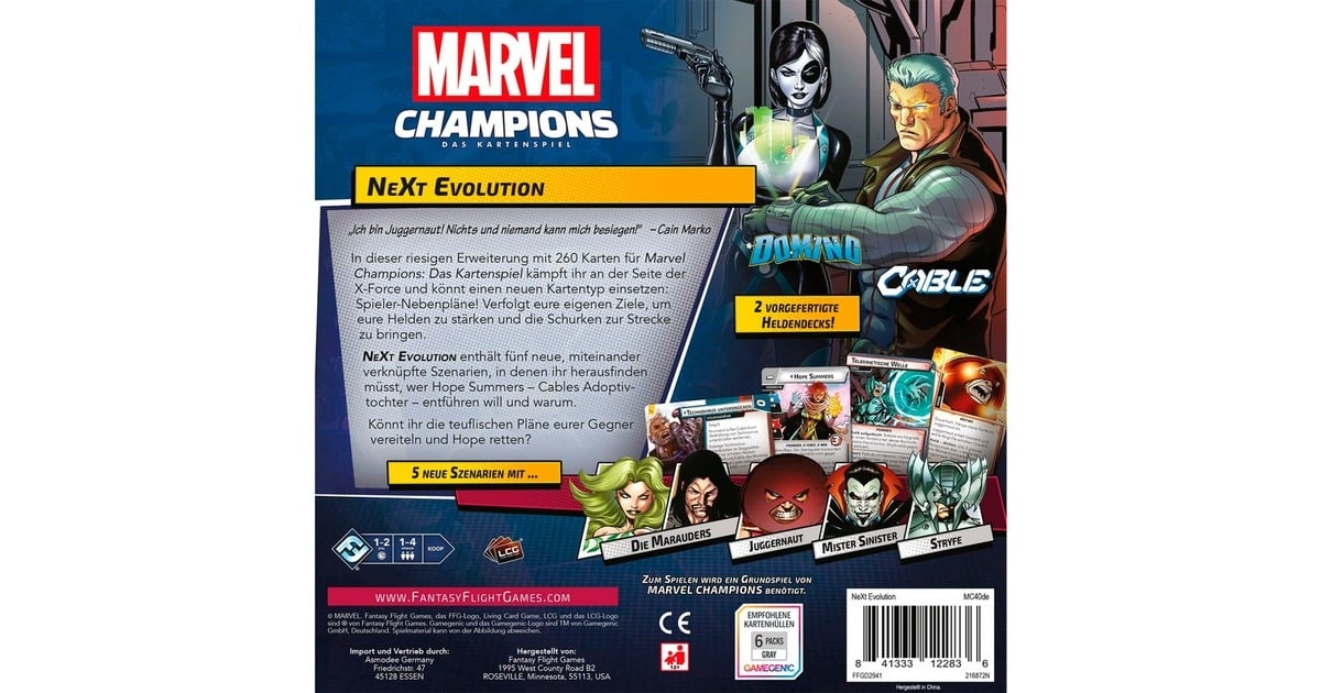 Asmodee Marvel Champions: Das Kartenspiel - NeXt Evolution Erweiterung