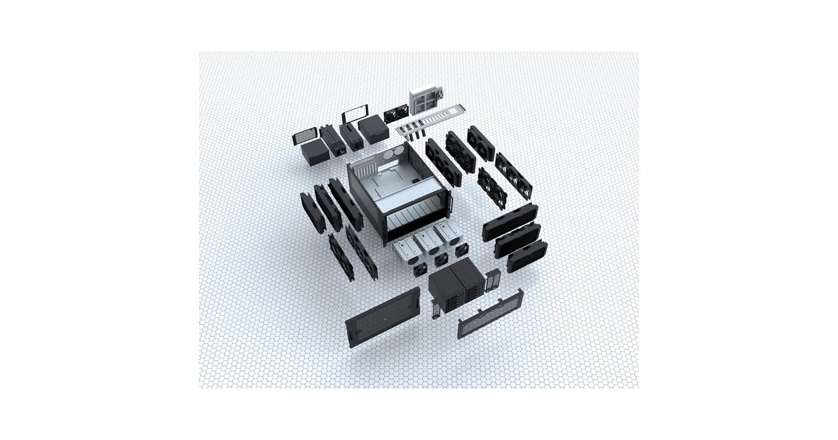 SilverStone SST-RM600, Rack-Gehäuse schwarz, 6 Höheneinheiten