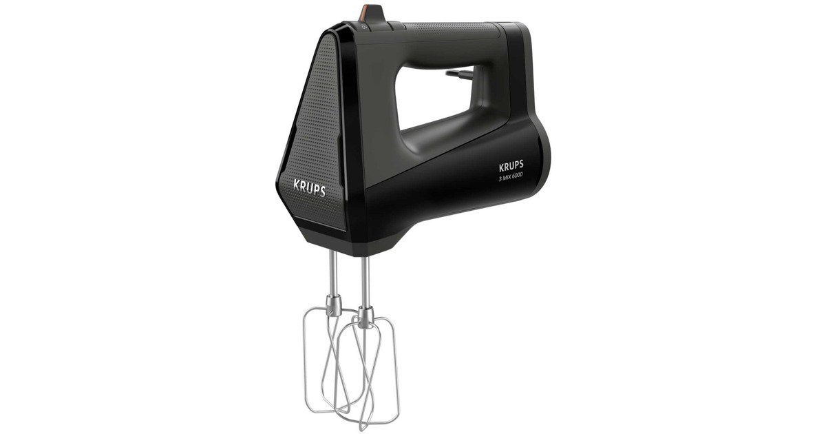 Krups Handmixer 3MIX 6000 GN6028 schwarz, 600 Watt