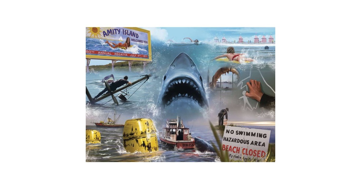 Ravensburger Puzzle Universal VAULT Movie Collection - Jaws 1000 Teile