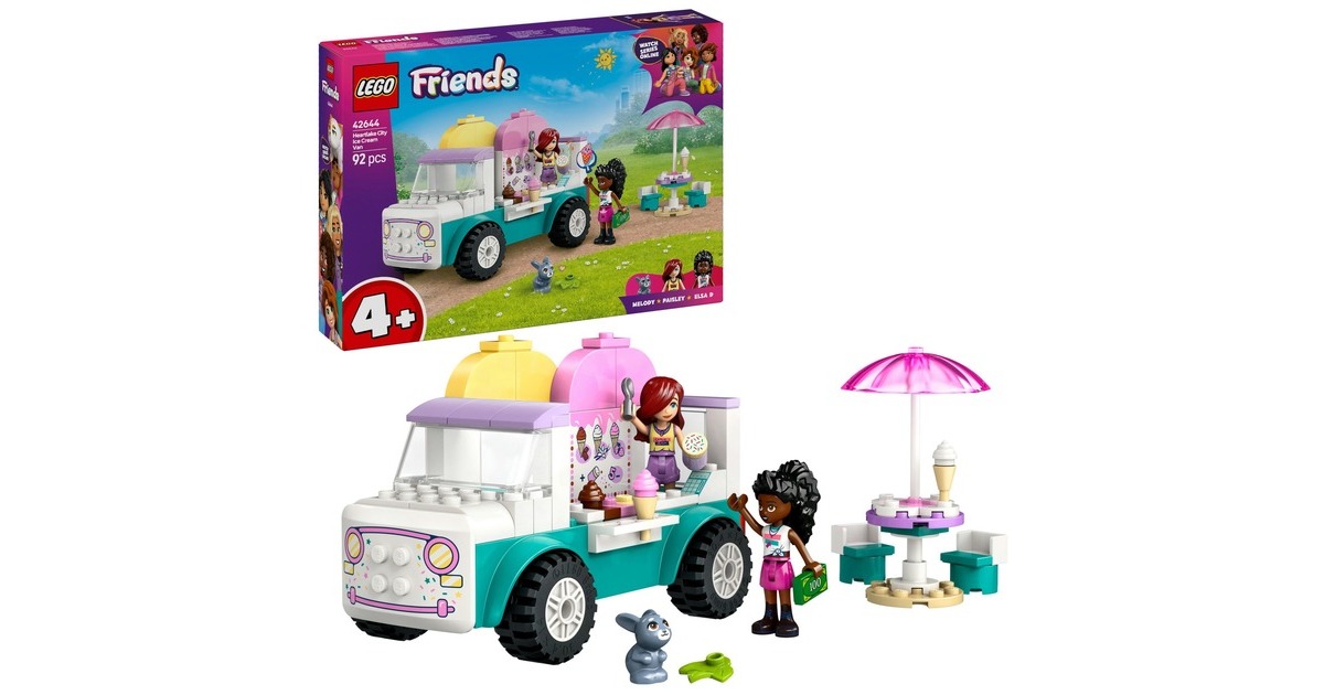 LEGO 42644 Friends Heartlake City Eiswagen, Konstruktionsspielzeug