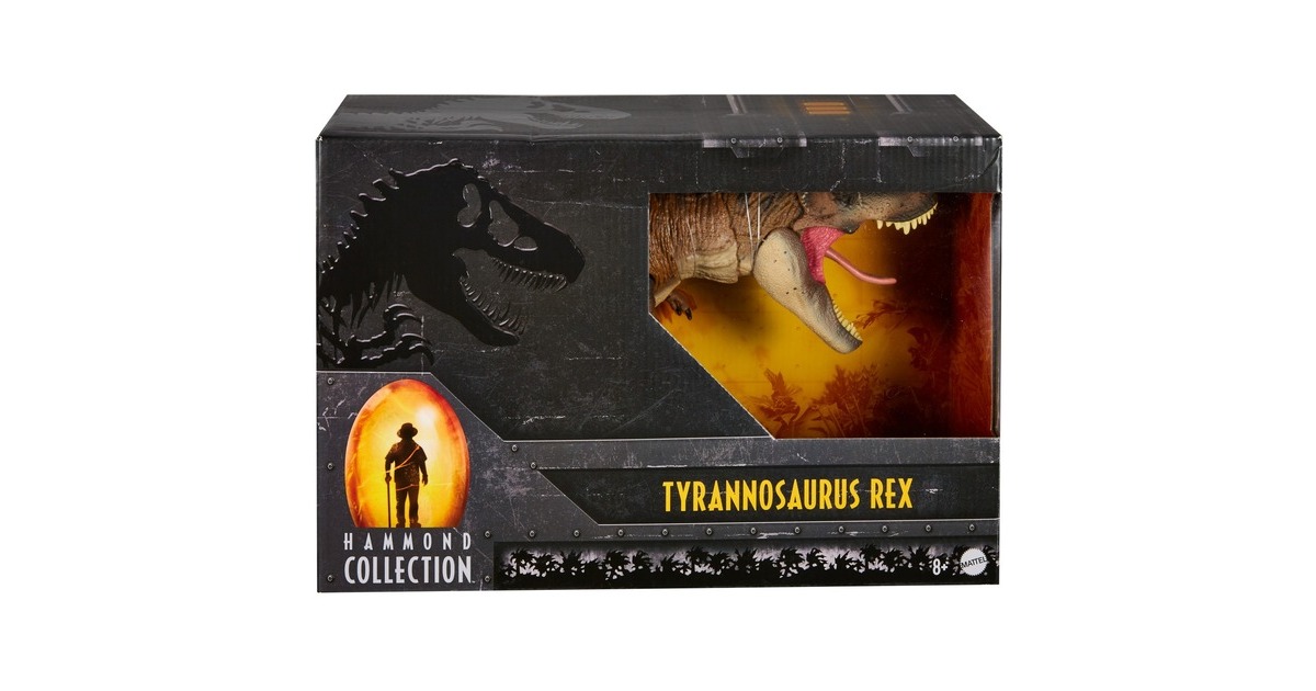 Mattel Jurassic World Hammond Collection T-Rex, Spielfigur