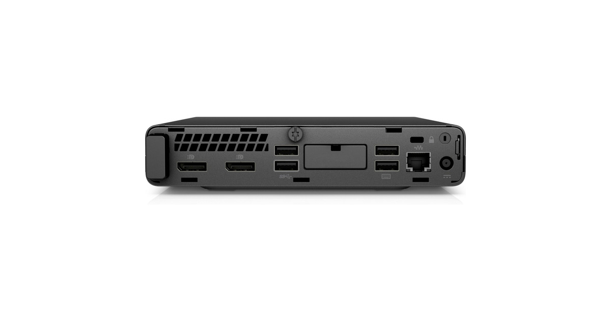 HP EliteDesk 800 G4 DM Generalüberholt, Mini-PC schwarz/silber, Windows ...