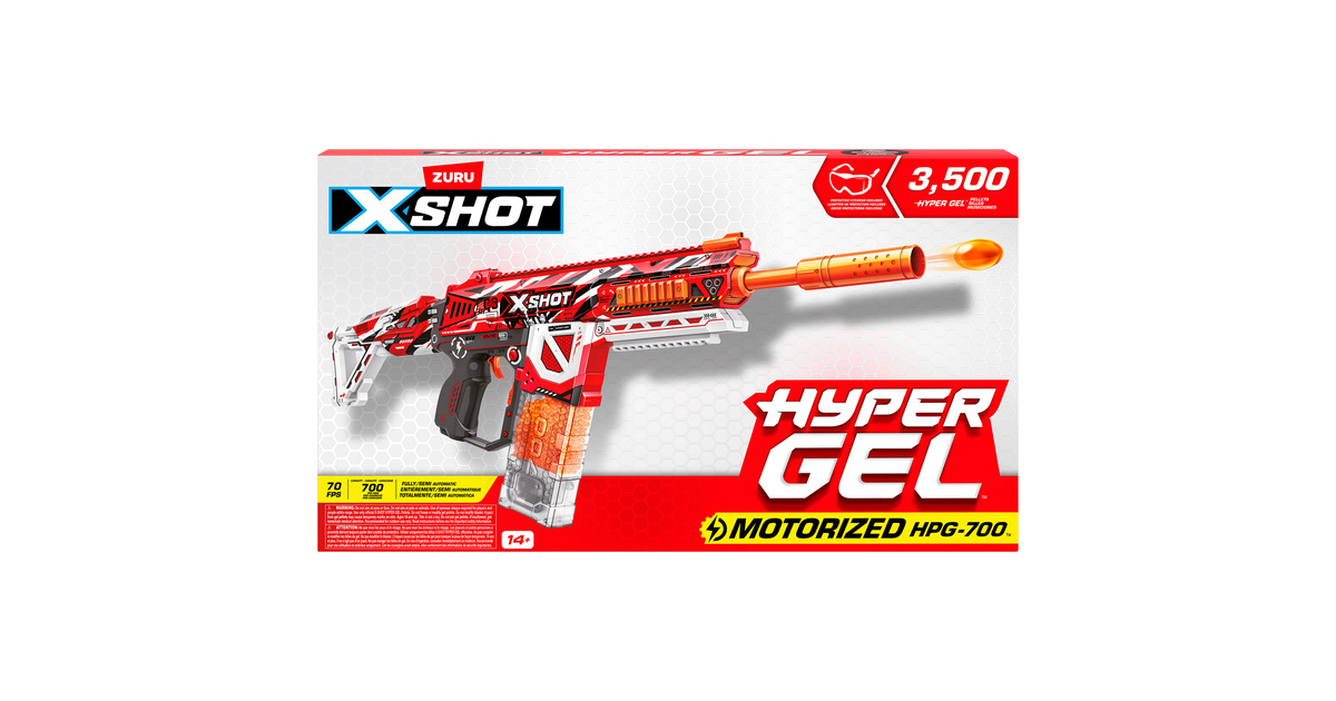 ZURU XSHOT - Hyper Gel-Blaster HPG-700 inkl. 3500 Gel-Kugeln