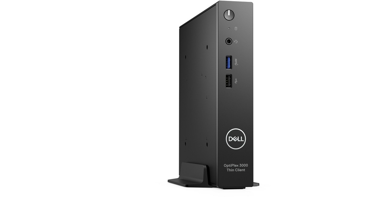 Dell OptiPlex 3000 Thin Client (DX8XJ), Mini-PC schwarz, Wyse ThinOS