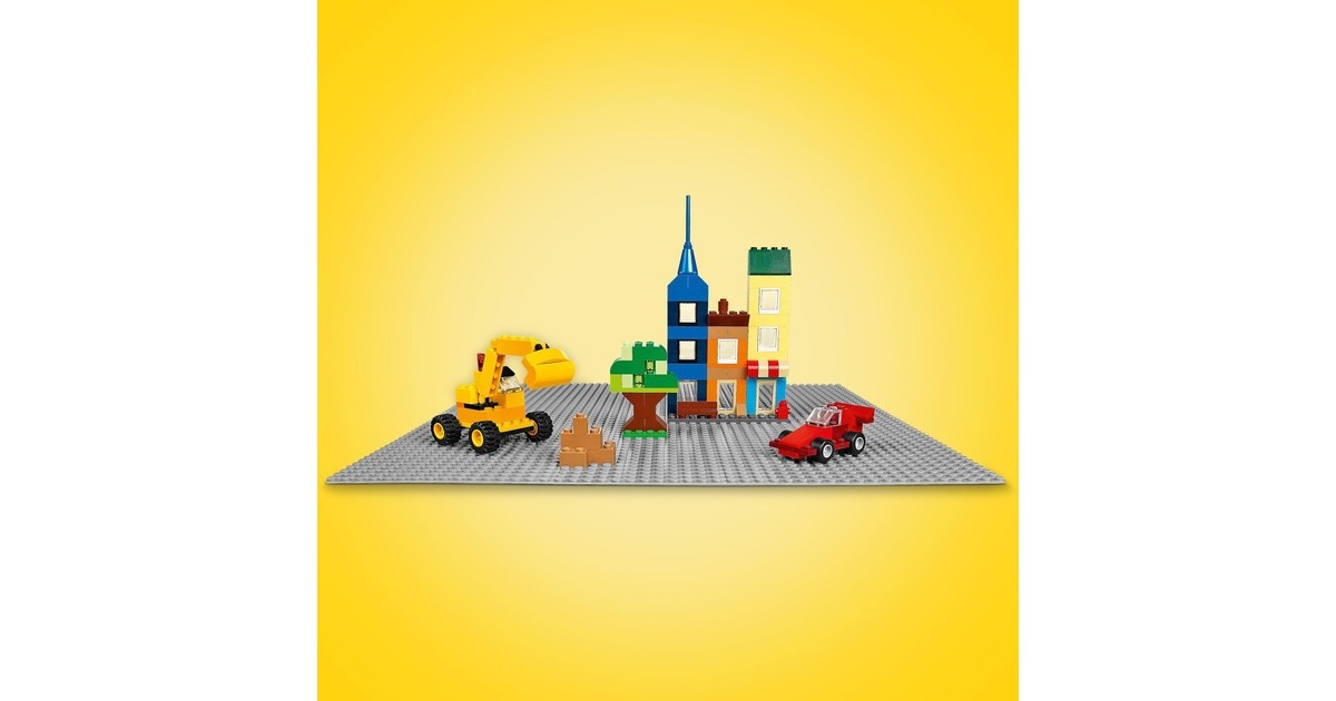 LEGO 11024 Classic Graue Bauplatte, Konstruktionsspielzeug grau ...