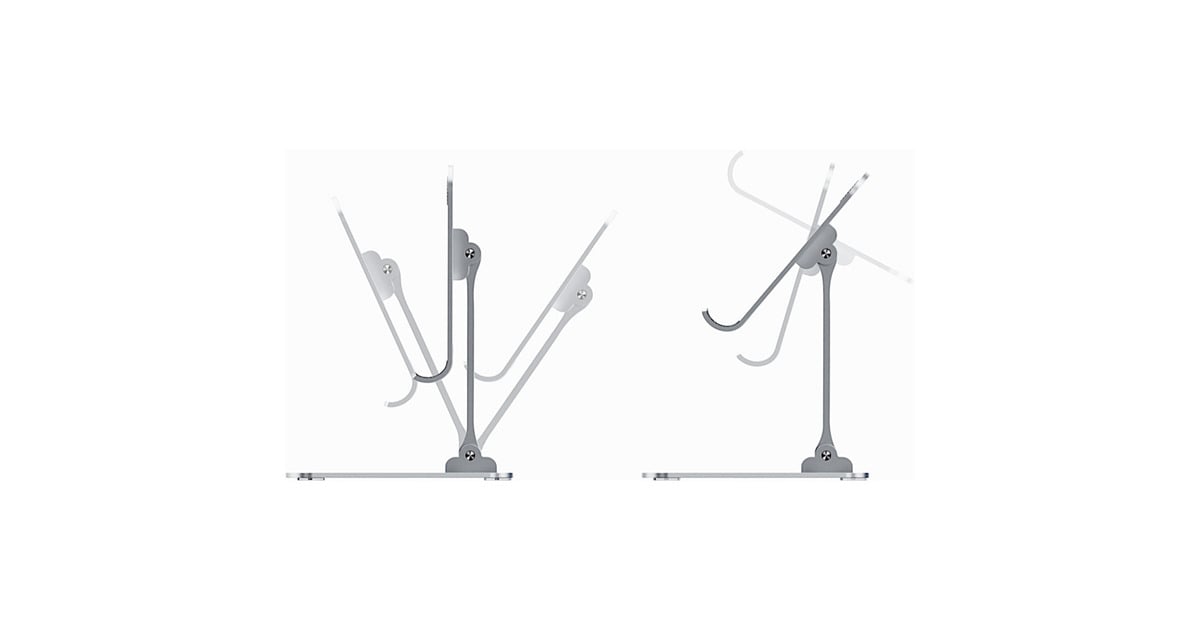 Inter-Tech Mobiltelefon- und Tablethalterung MTS-200 titan/grau, bis 10 ...