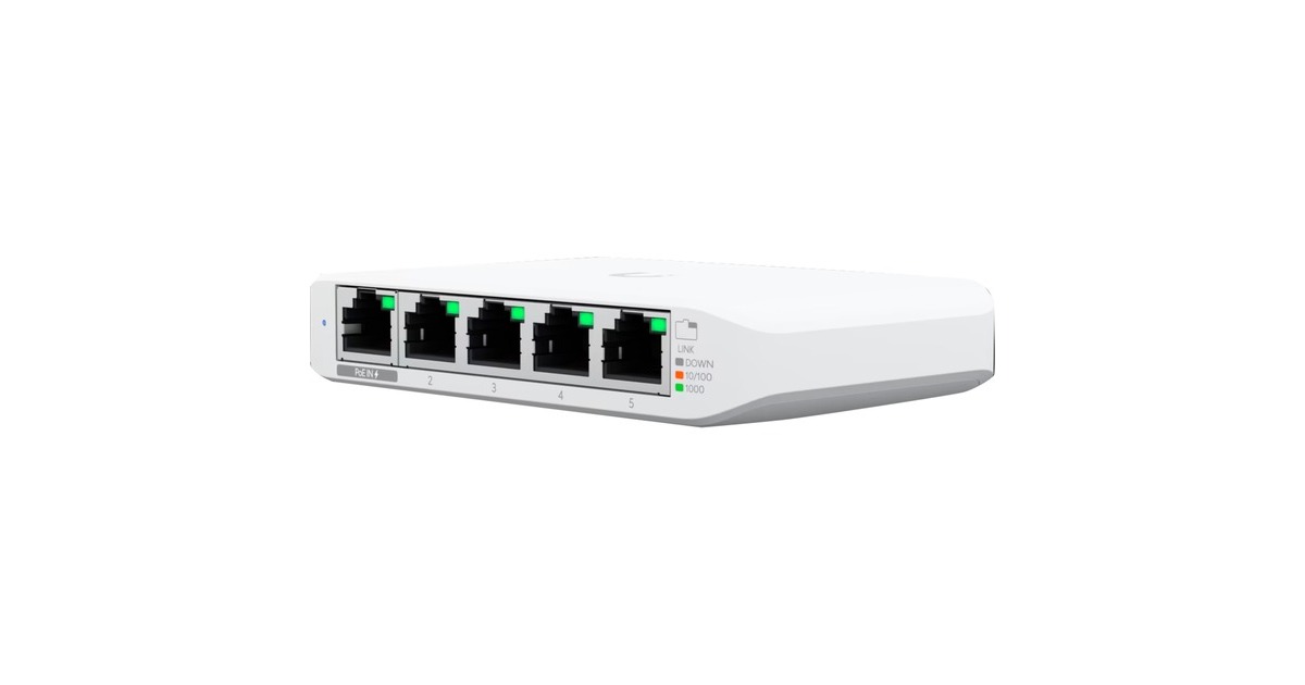 Ubiquiti UniFi Flex Mini 5er Pack, Switch weiß, 5 Switches