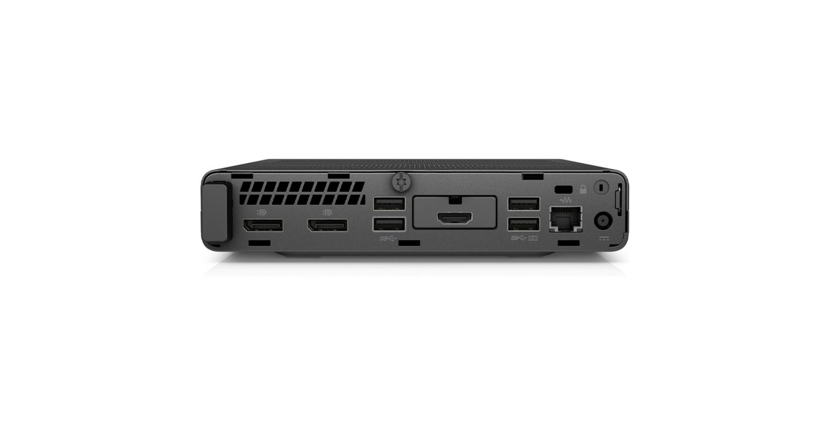 HP EliteDesk 800 G4 DM Generalüberholt, Mini-PC schwarz/silber, Windows ...