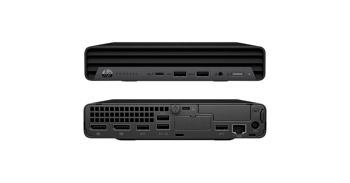 HP ProDesk 400 G6 DM Generalüberholt, Mini-PC schwarz, Windows 11 Pro