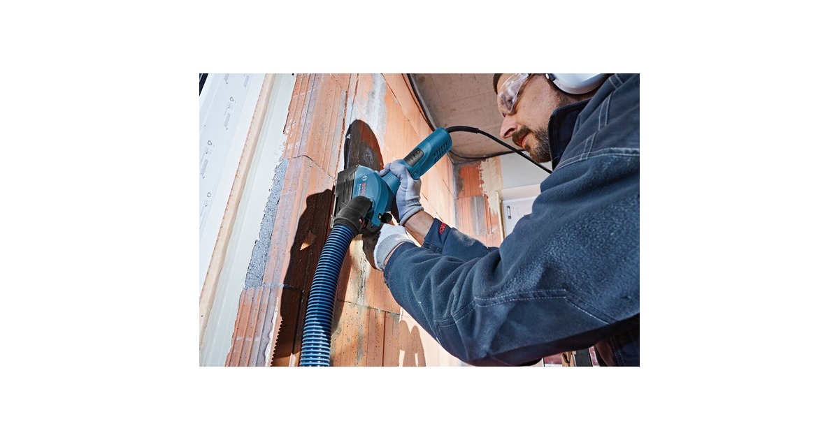 Bosch Professional Absaughaube GDE 125 EA-S Professional, Aufsatz blau ...