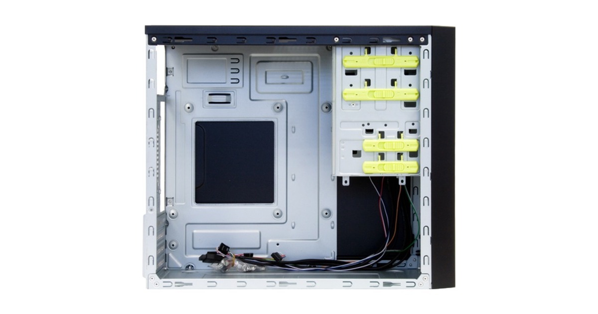 Chieftec HT-01B-350GPB, Tower-Gehäuse schwarz, inkl. 350-Watt-Netzteil