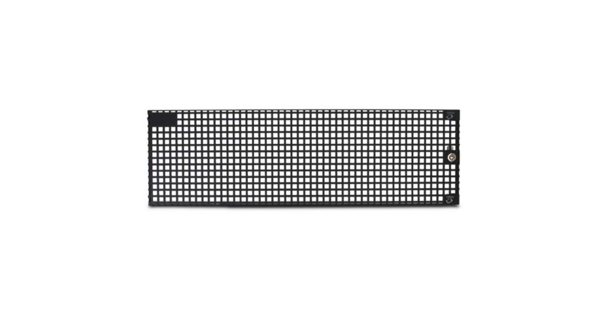 Inter-Tech Frontgitter 3U, Blende schwarz