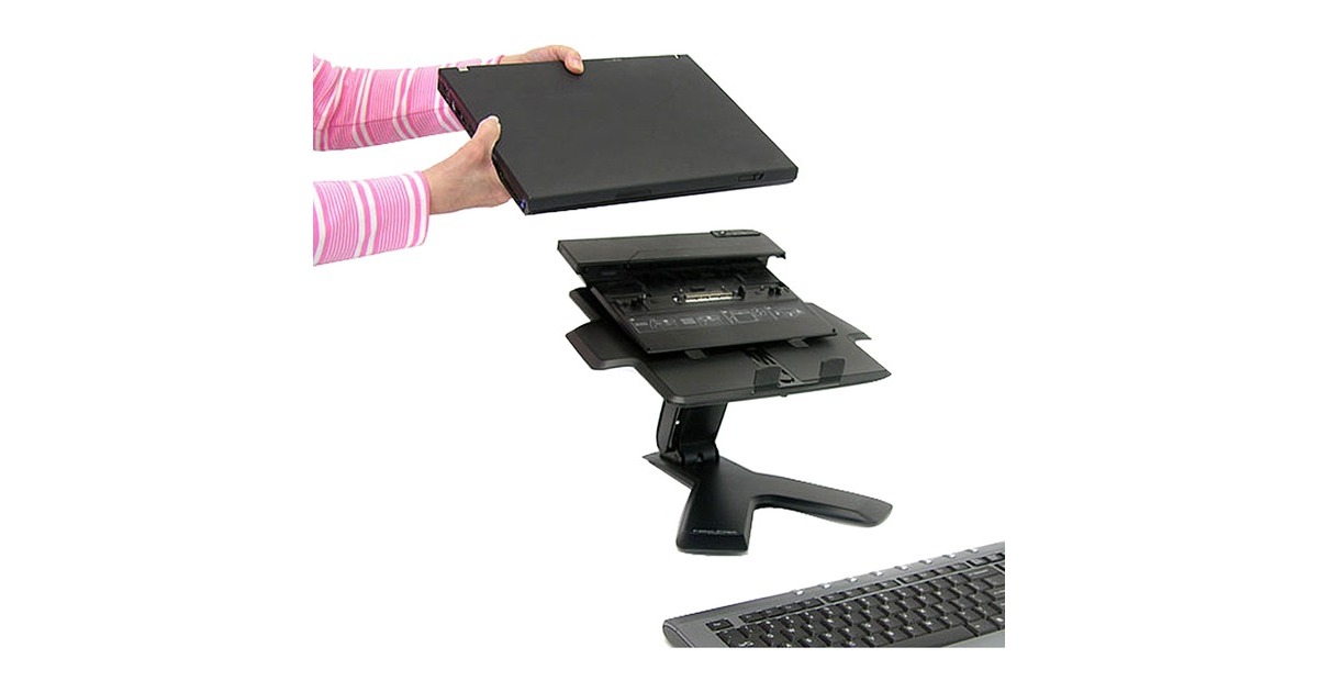Ergotron Neo-Flex Notebook Lift Stand, Ständer schwarz