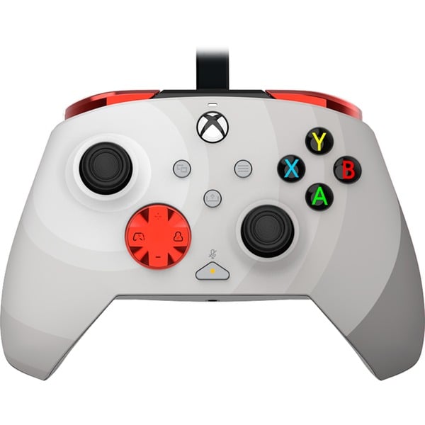 PDP Rematch Advanced Wired Controller - Radial White, Gamepad grau/rot ... PDP Rematch Advanced Wired Controller - Radial White, Gamepad grau/rot ...