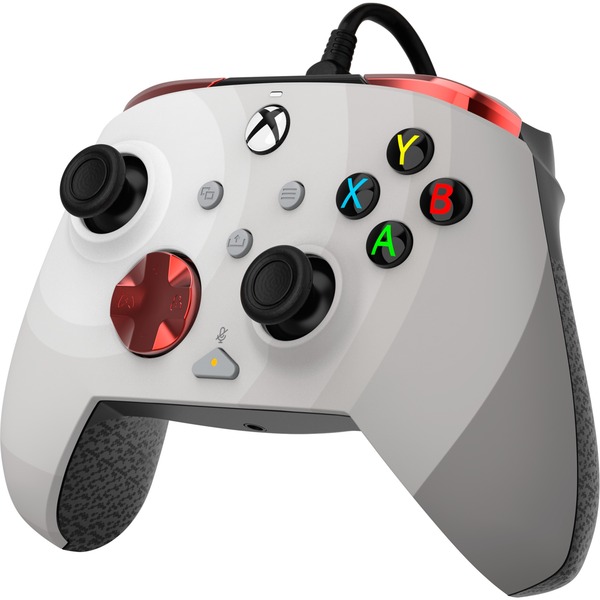 PDP Rematch Advanced Wired Controller - Radial White, Gamepad grau/rot ... PDP Rematch Advanced Wired Controller - Radial White, Gamepad grau/rot ...