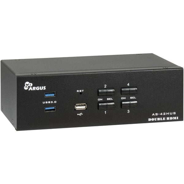 Inter-Tech IPC KVM Switch AS-42HUS, KVM-Switch
