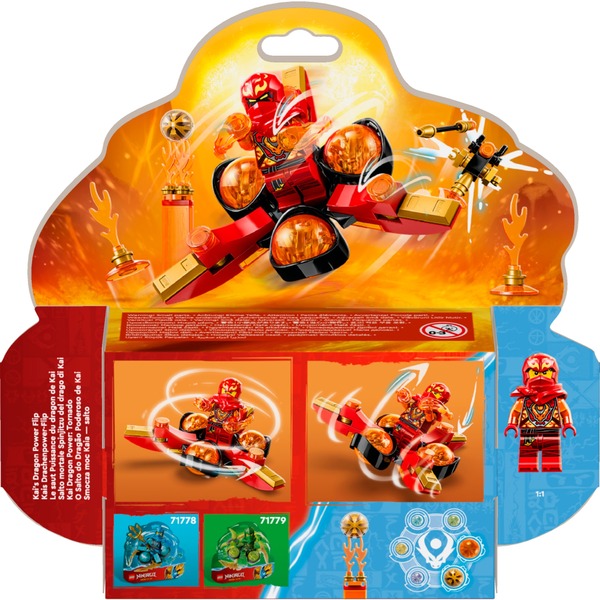 LEGO 71777 Ninjago Kais Drachenpower-Spinjitzu-Flip, Konstruktionsspielzeug