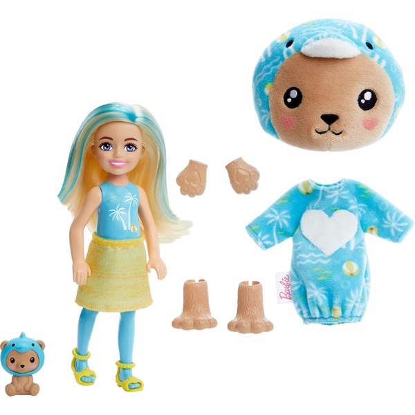 Barbie Barbie Cutie Reveal Chelsea Costume Cuties Serie - Teddy Dolphin ...