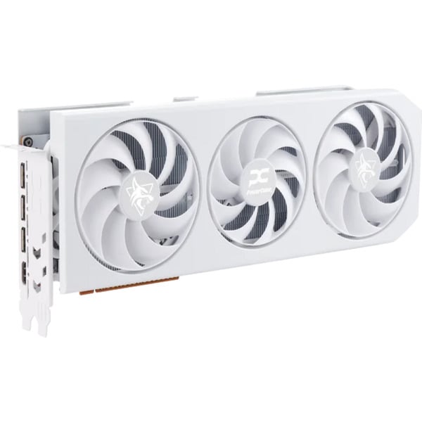 PowerColor Radeon RX 9070 XT Hellhound Spectral White OC, Grafikkarte ...