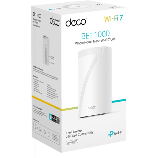 TP-Link Deco BE65(3-pack) BE9300 Whole Home Mesh Wi-Fi 7, Router weiß