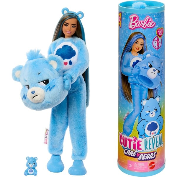Barbie Barbie Cutie Reveal Care Bears Series - Brummbärchi, Spielfigur