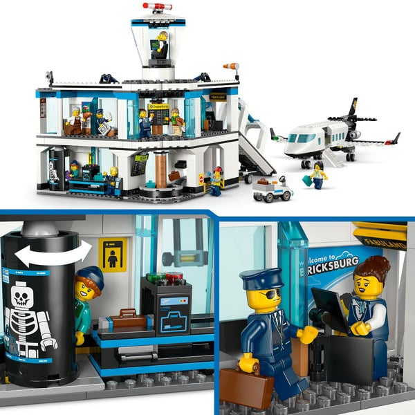 LEGO 60502 City Flughafen mit Flugzeug, Konstruktionsspielzeug