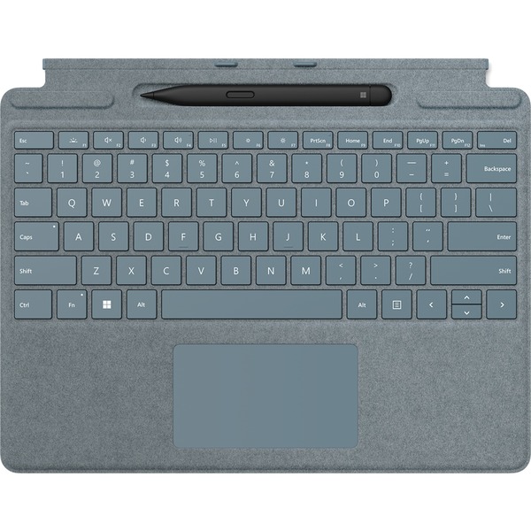 Microsoft Surface Pro Keyboard mit Slim Pen, Tastatur blau, DE-Layout ...