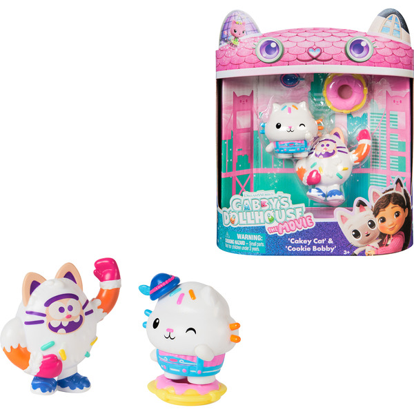 Spin Master Gabby's Dollhouse: Der Film - Kuchi & Cookie Bobby Figuren ...