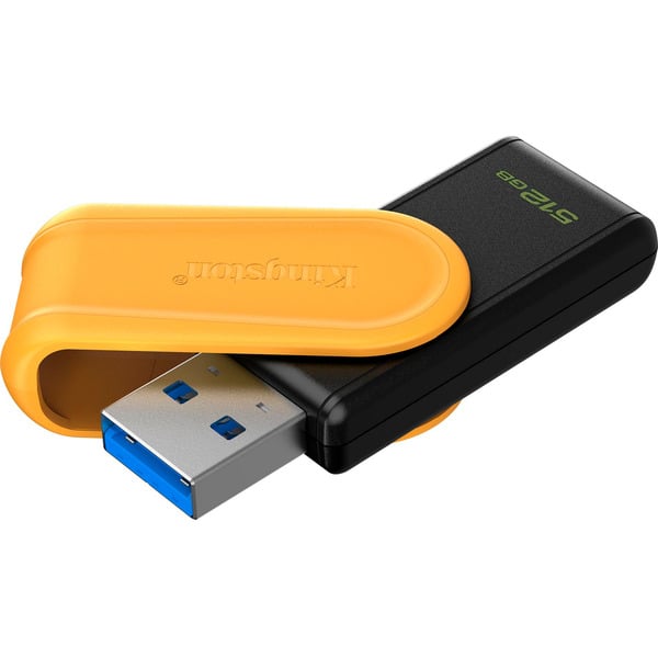 Kingston DataTraveler Exodia S 512 GB, USB-Stick schwarz/gelb, USB-A 3. ...