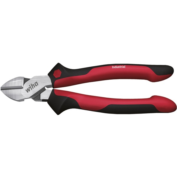 Wiha Seitenschneider Industrial, Schneid-Zange schwarz/rot, mit ...