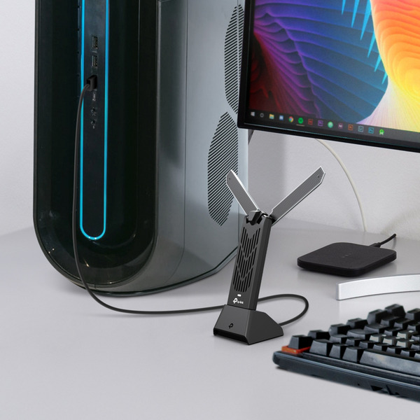 TP-Link Archer TBE400UH, WLAN-Adapter grau/schwarz