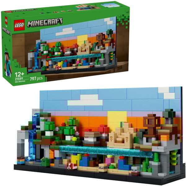 LEGO 21589 Minecraft Mini-Biome, Konstruktionsspielzeug