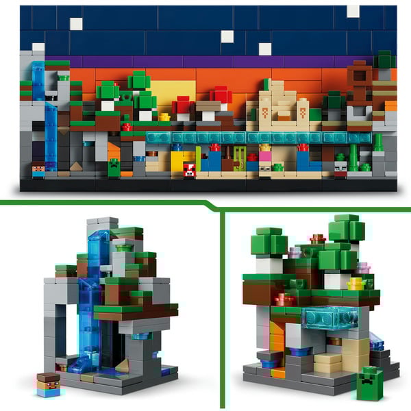 LEGO 21589 Minecraft Mini-Biome, Konstruktionsspielzeug