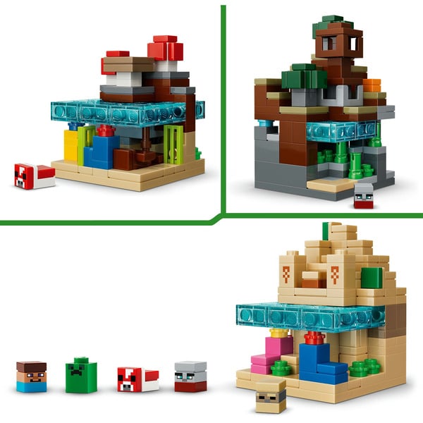 LEGO 21589 Minecraft Mini-Biome, Konstruktionsspielzeug