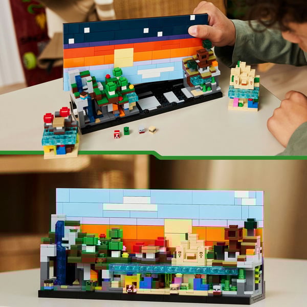 LEGO 21589 Minecraft Mini-Biome, Konstruktionsspielzeug