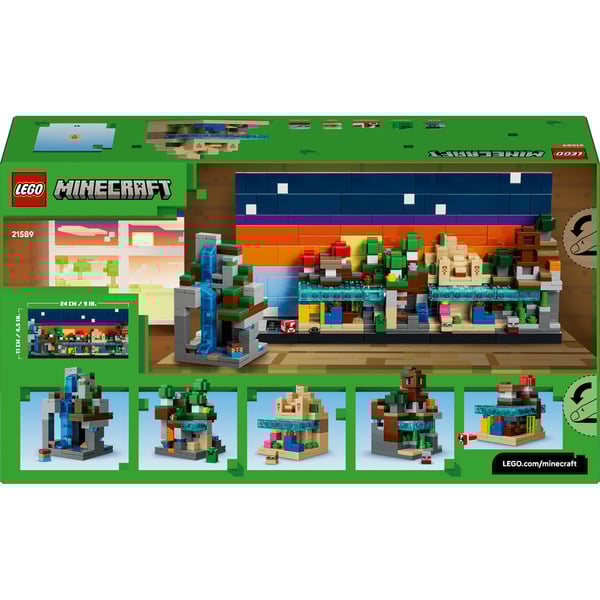 LEGO 21589 Minecraft Mini-Biome, Konstruktionsspielzeug