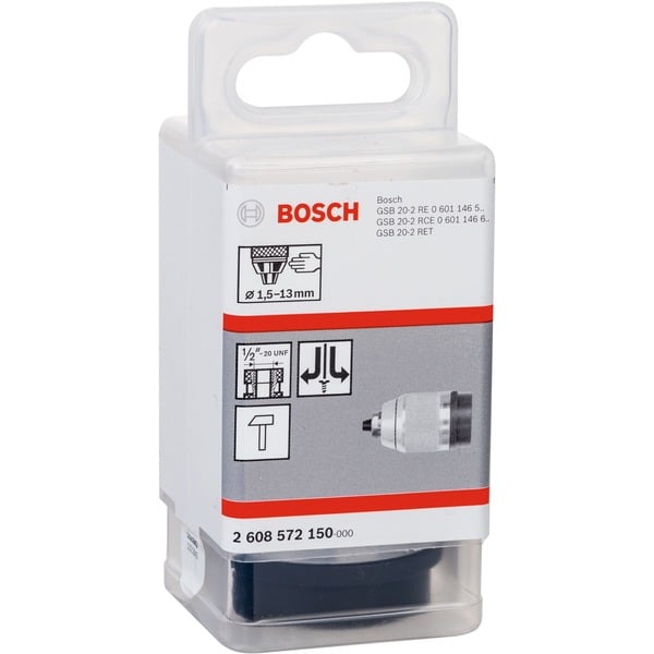 Bosch Professional Schnellspannbohrfutter 1,5-13mm, 1/2"-20 UNF für GSB ...